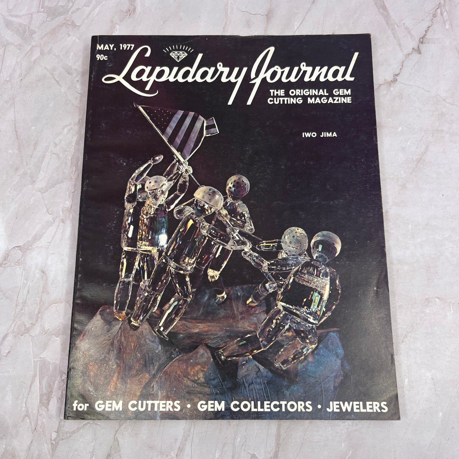 Iwo Jima Sculpture - Lapidary Journal Magazine - May 1977 M28 ...