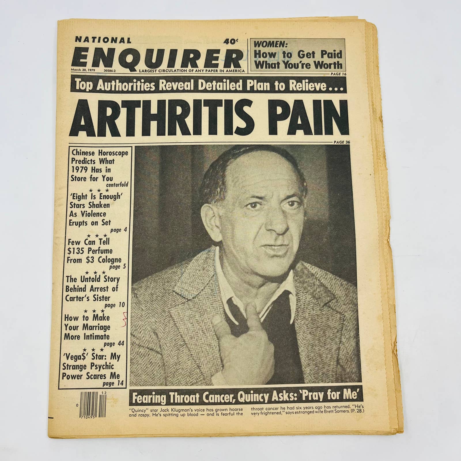 National Enquirer 1979 Jack Klugman Muhammad Ali Lucille Ball Lawrence ...